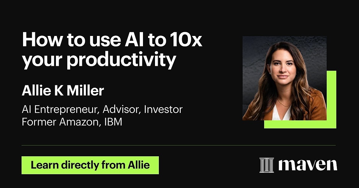 How to use AI to 10x your productivity
